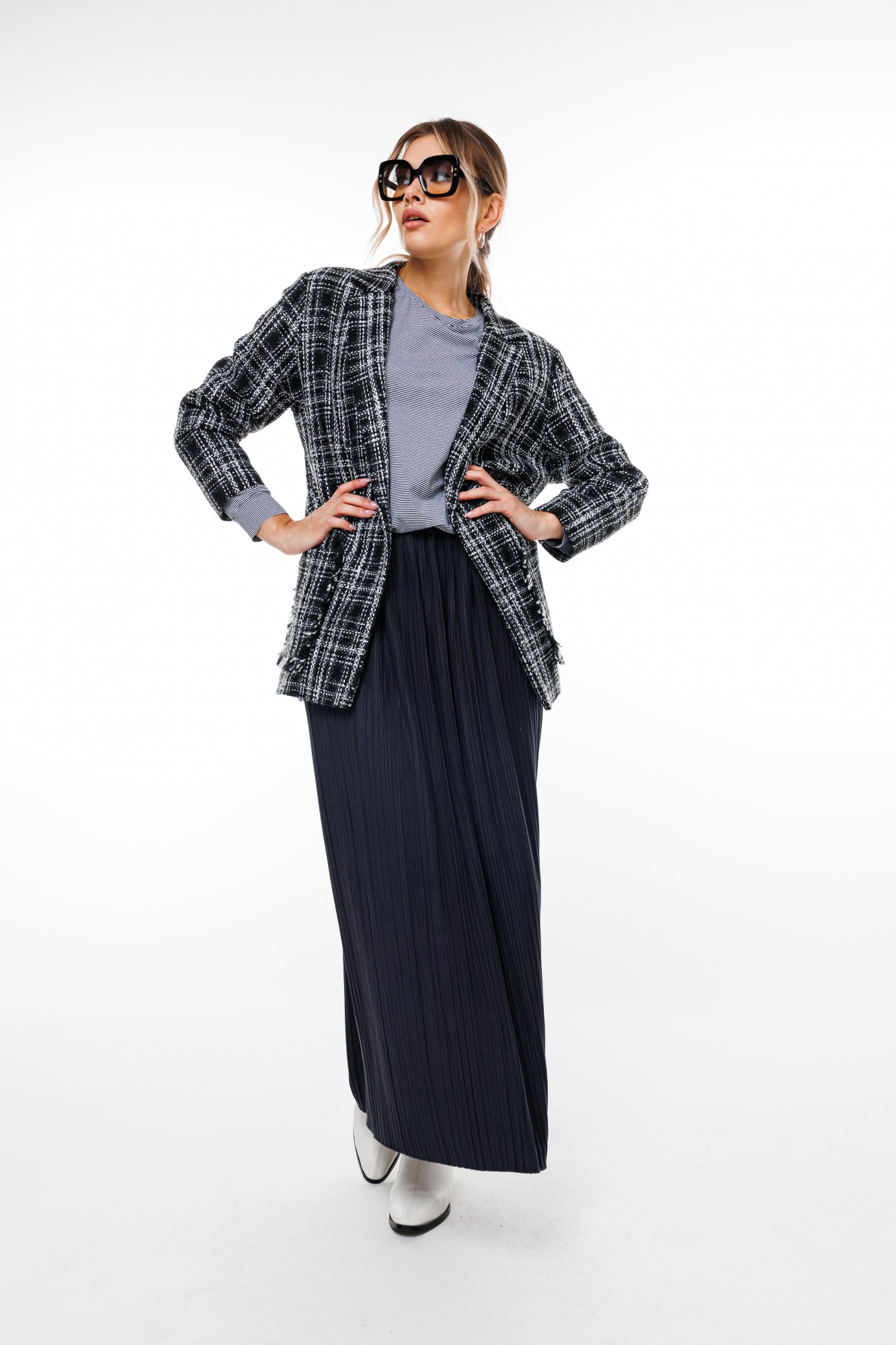 Кардиган NikVa н396-1 графит в размере 42-56 купить в Минске с доставкой по РБ и РФ, примерка ...