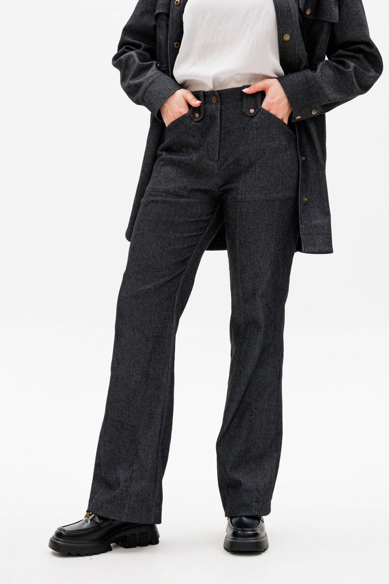 Брюки NikVa н520-1 черный в размере 42-58 купить в Минске с доставкой по РБ и РФ, примерка, цена ...