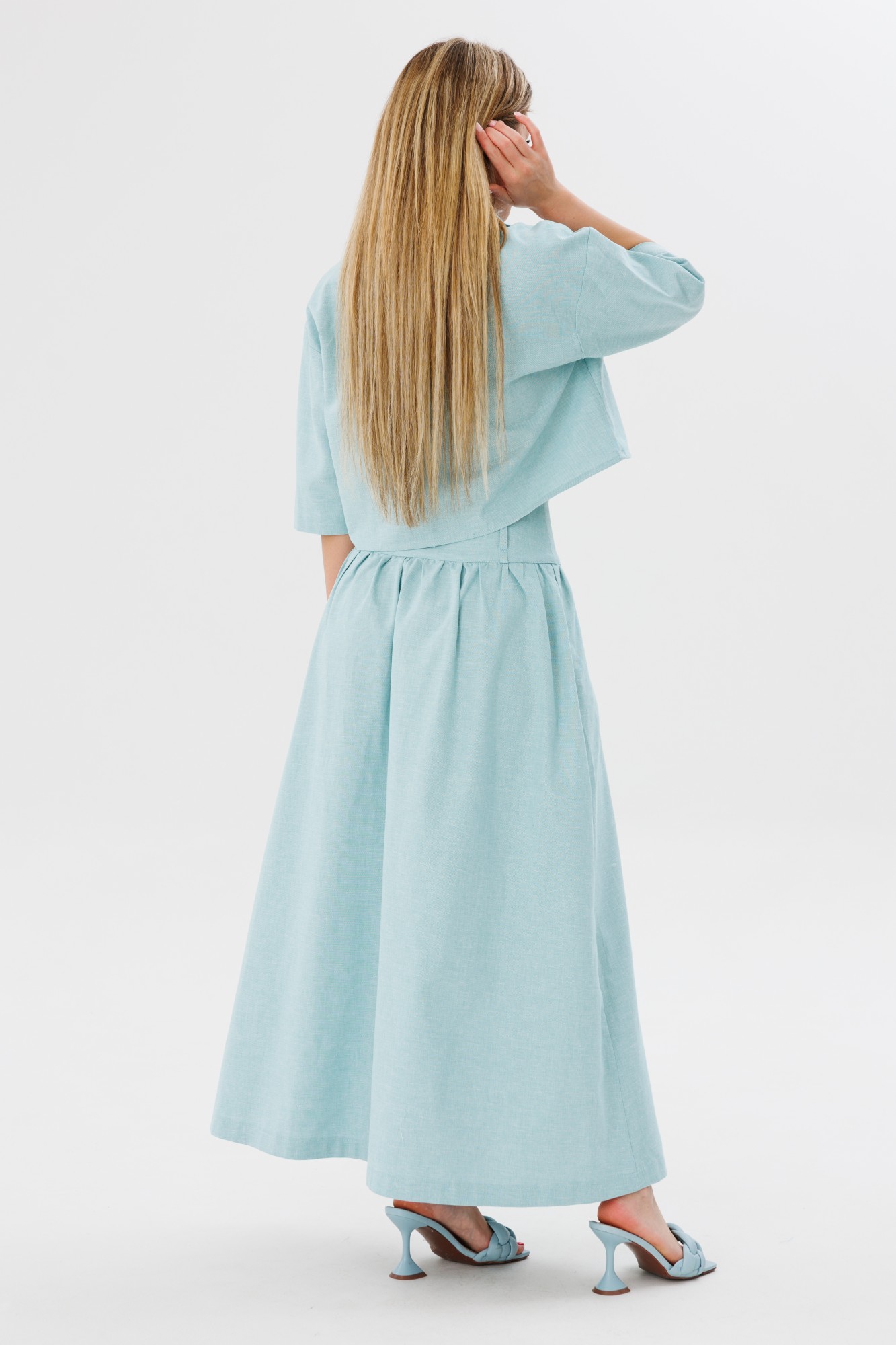 Костюм/комплект AmberA Style 2071 бирюза в размере 44-60 купить в ...