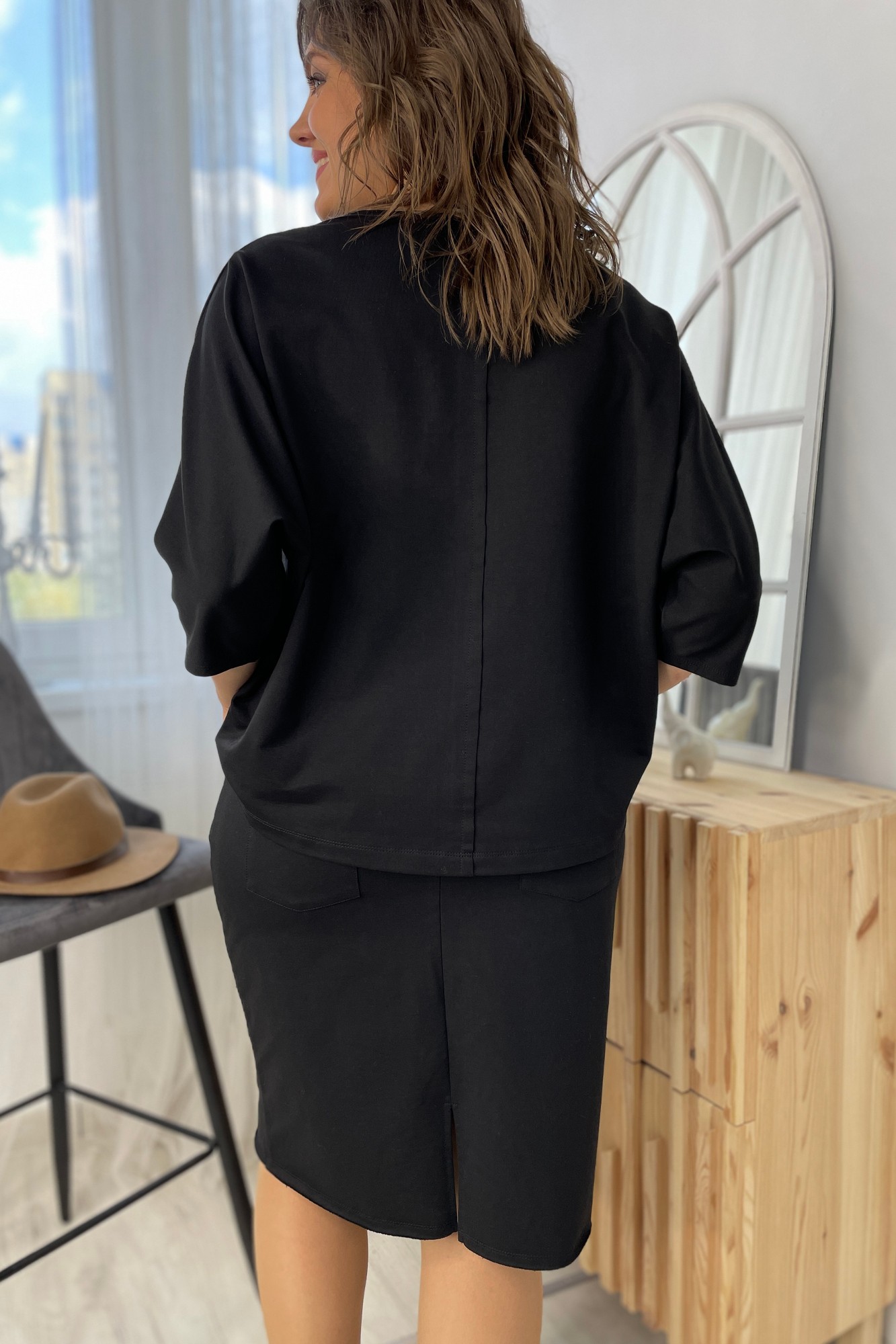 Джемпер (кофта) Rumoda 2094 черный в размере 48-56 купить в Минске с доставкой по РБ и РФ ...