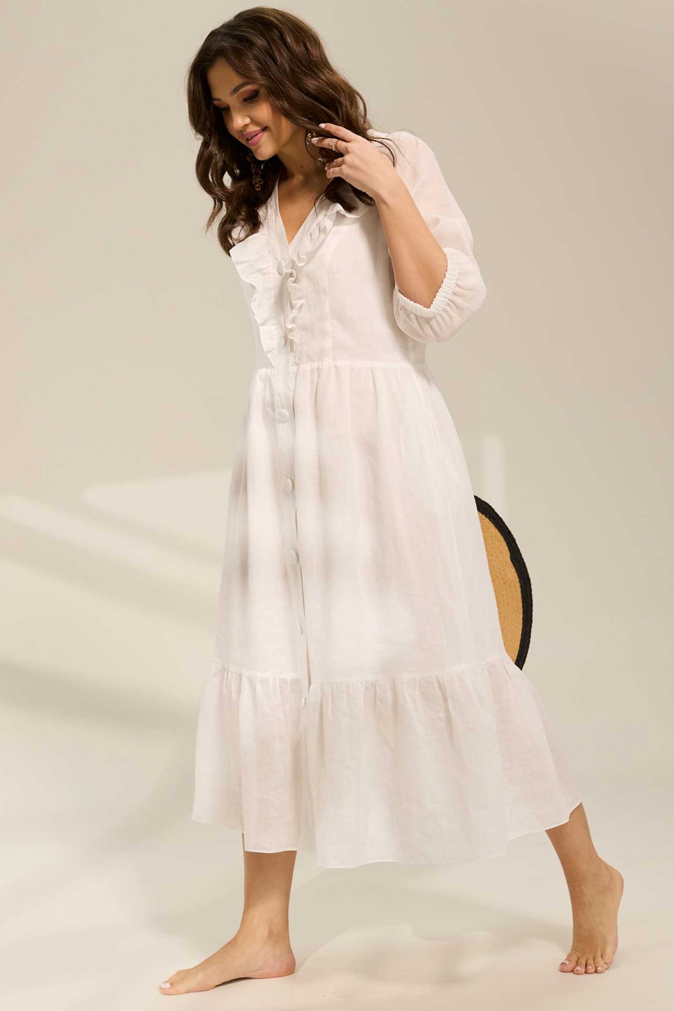 Платье MisLana 1100 белый в размере 46-52 купить в Минске с доставкой по РБ и РФ, примерка, цена ...